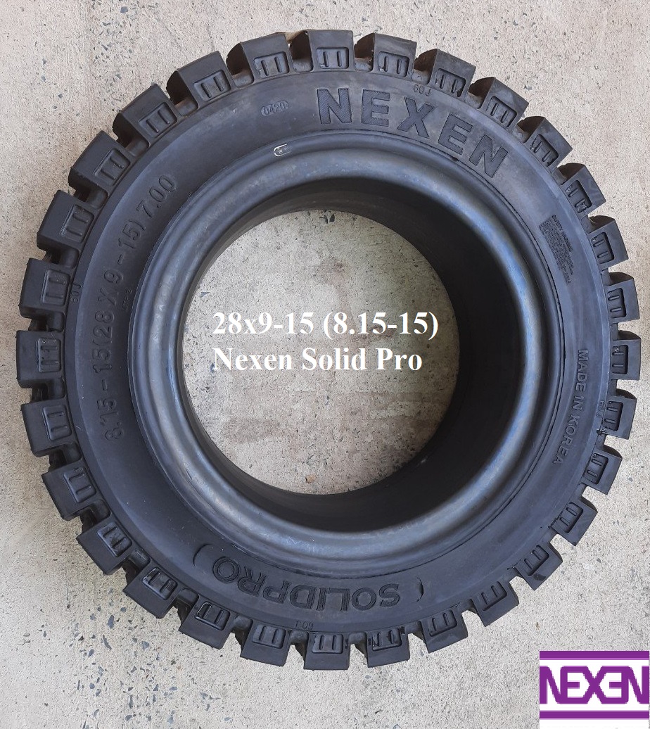 Lốp xe nâng 815-15 (28x9-15) Nexen SolidPro
